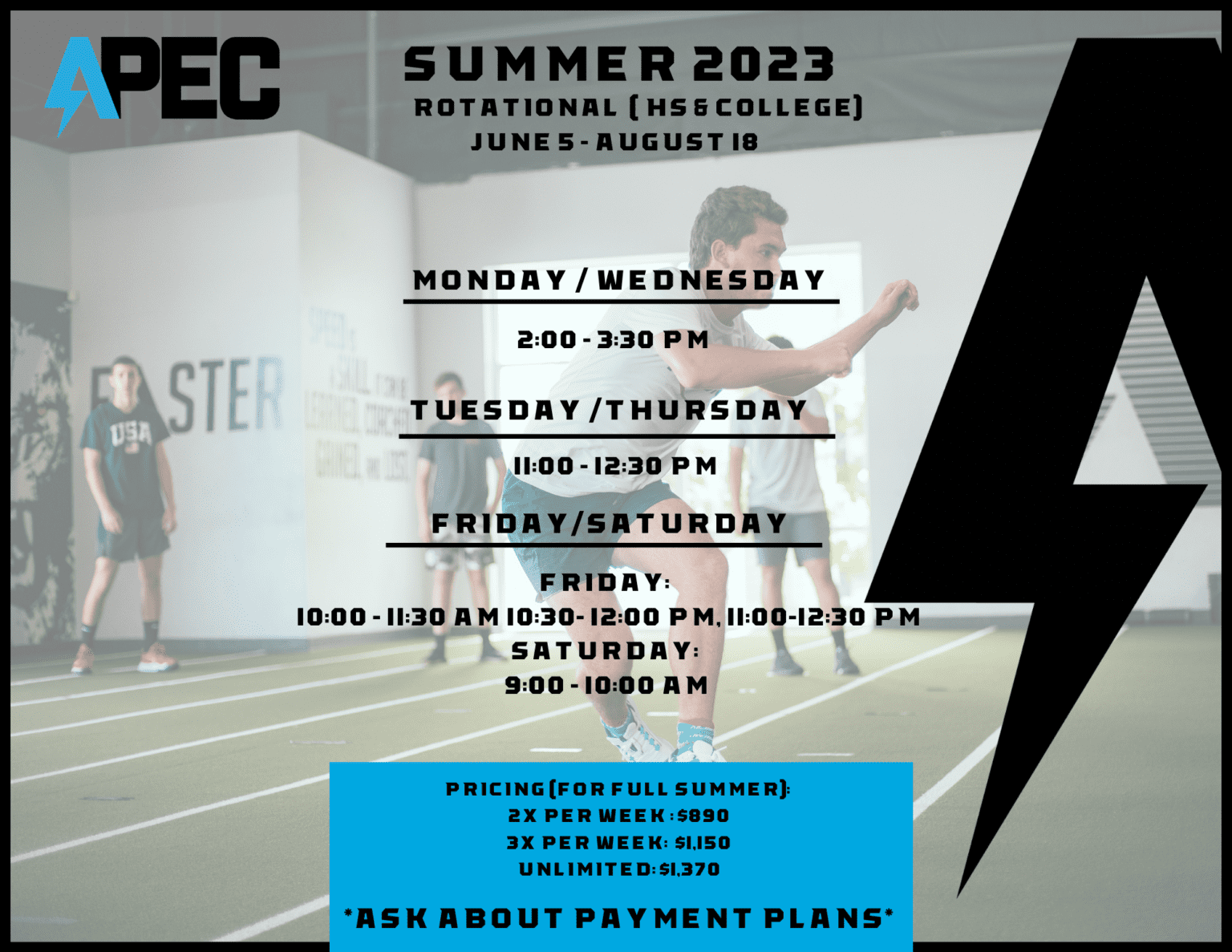 Class Schedules - APEC