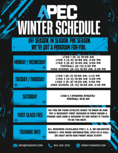 Class Schedules - APEC